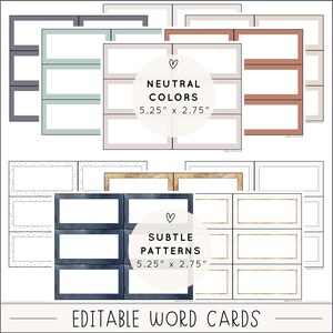 Boho Classroom Word Wall | Editable Sight Word Cards | Boho Plants ...