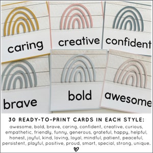 Affirmation Station | Boho Rainbow Classroom Decor | Affirmation Mirror ...