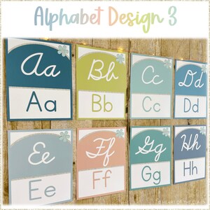 Classroom Cursive Alphabet Posters | Hello Calm Classroom Decor ...