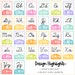 Classroom Cursive Alphabet Posters Hello Brights Classroom Decor ...