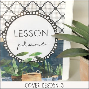 Binder Covers and Spines | Boho Plants Classroom Decor | Editable ...
