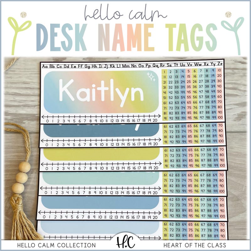 Desk Name Tags - Etsy