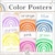 Color Posters for Boho Rainbow Classroom Decor Theme | Editable ...