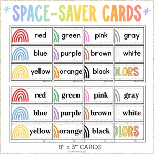 Classroom Color Posters | Hello Brights Classroom Decor | Printable ...