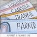 Classroom Desk Tags | Editable Student Name Tags | Alphabet Desk Tags ...