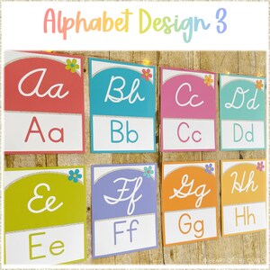 Classroom Cursive Alphabet Posters | Hello Brights Classroom Decor ...