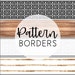 Printable Classroom Borders | Modern Boho Bulletin Board Borders for ...