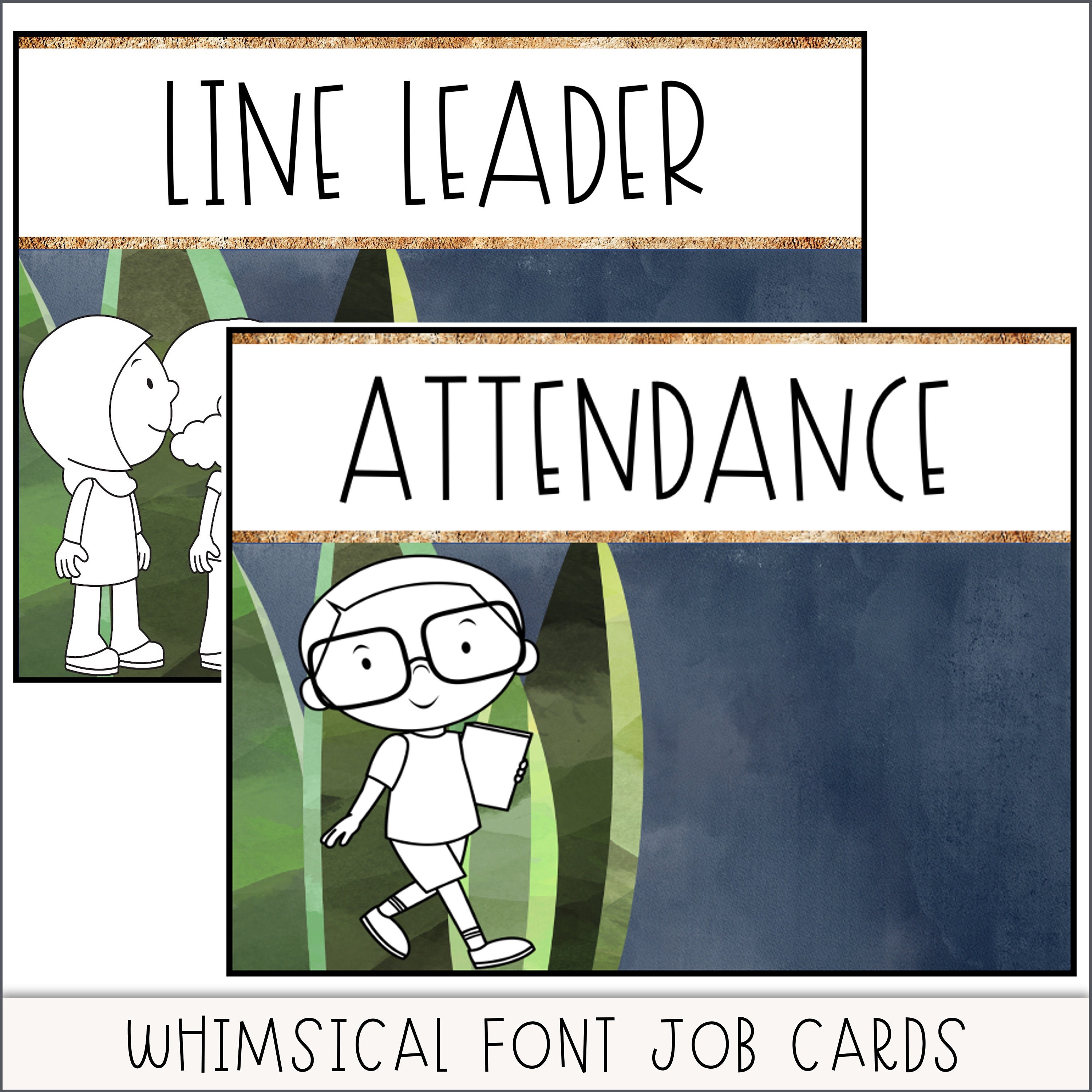 Classroom Jobs Display With Editable Student Job Cards | Boho Plants ...
