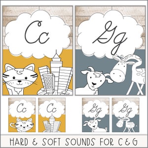 Cursive Alphabet Posters | Boho Rainbow Classroom Cursive Posters ...