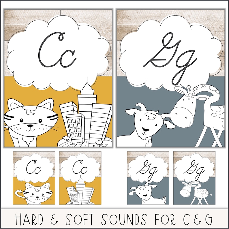 Cursive Alphabet Posters Boho Rainbow Classroom Cursive Posters Boho ...