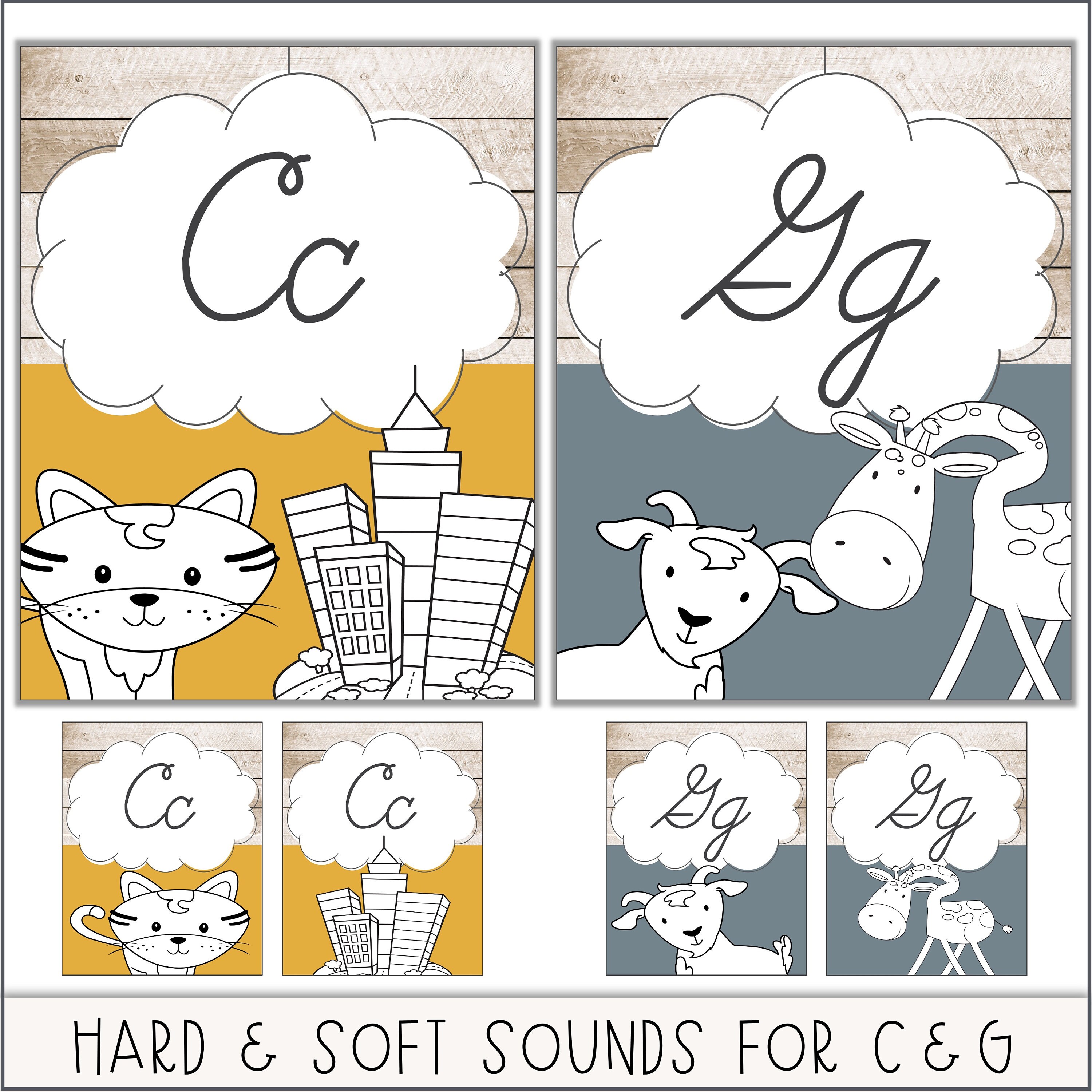 Cursive Alphabet Posters Boho Rainbow Classroom Cursive Posters Boho ...