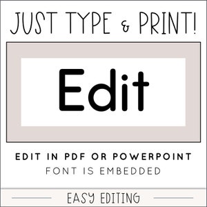 Boho Classroom Word Wall | Editable Sight Word Cards | Boho Plants ...