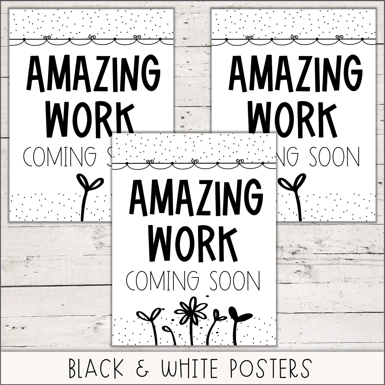 Modern Boho Plants Classroom Bulletin Board: Amazing Work Display ...