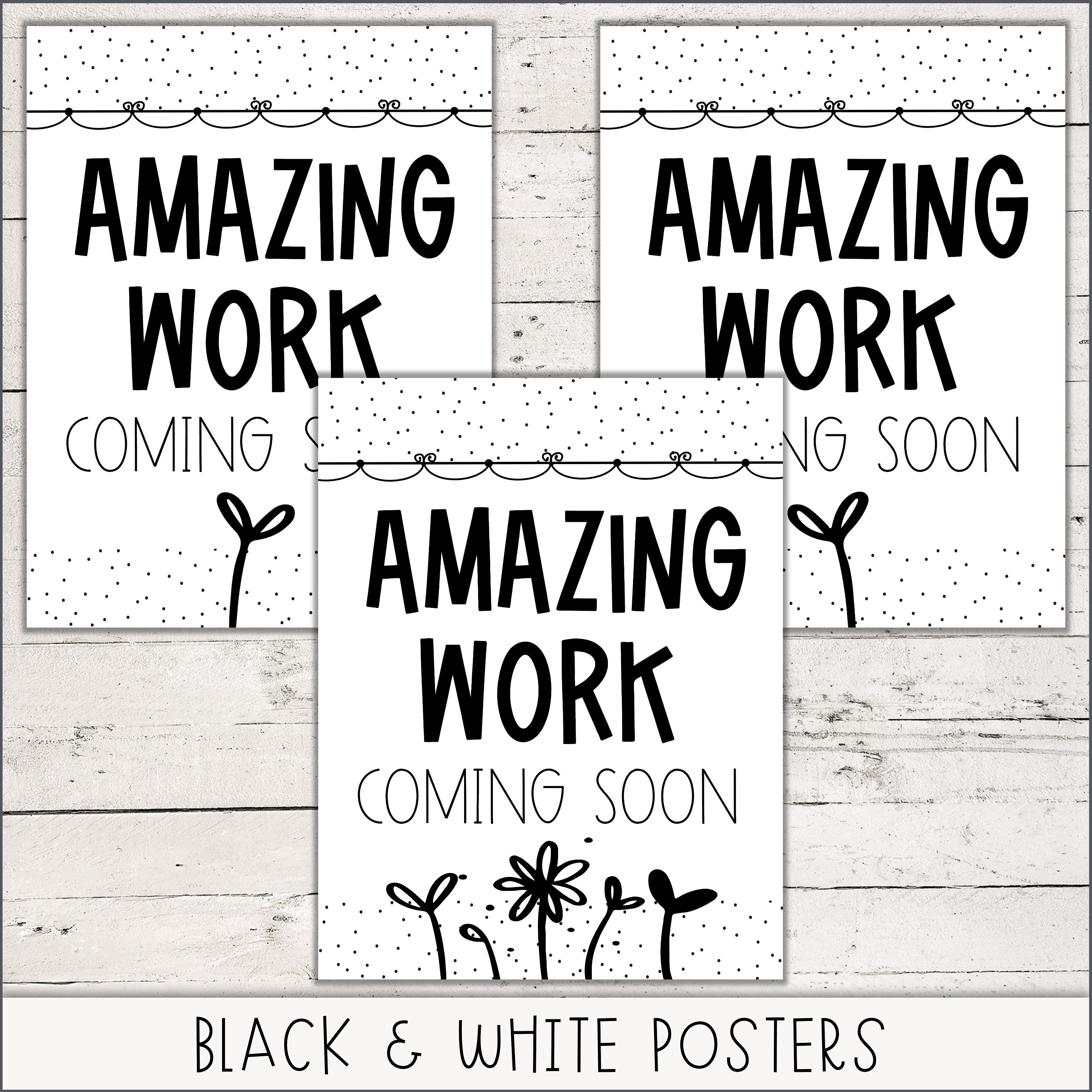 Modern Boho Plants Classroom Bulletin Board: Amazing Work Display ...