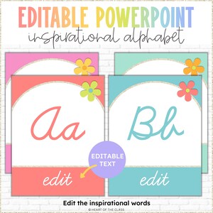 Classroom Cursive Alphabet Posters | Hello Brights Classroom Decor ...