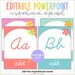 Classroom Cursive Alphabet Posters Hello Brights Classroom Decor ...