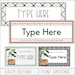 Boho Desk Name Tags | Editable Classroom Student Name Tags | Boho ...