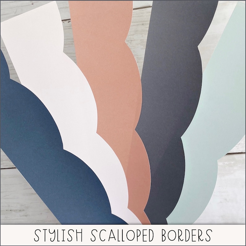 Printable Classroom Borders Modern Boho Bulletin Board - Etsy