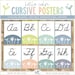 Classroom Cursive Alphabet Posters | Hello Calm Classroom Decor ...