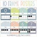 Number Posters With 10 Frames and Number Words and Number Line Hello ...