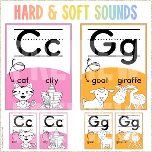 Classroom Alphabet Posters | Hello Brights Classroom Decor | Printable ...