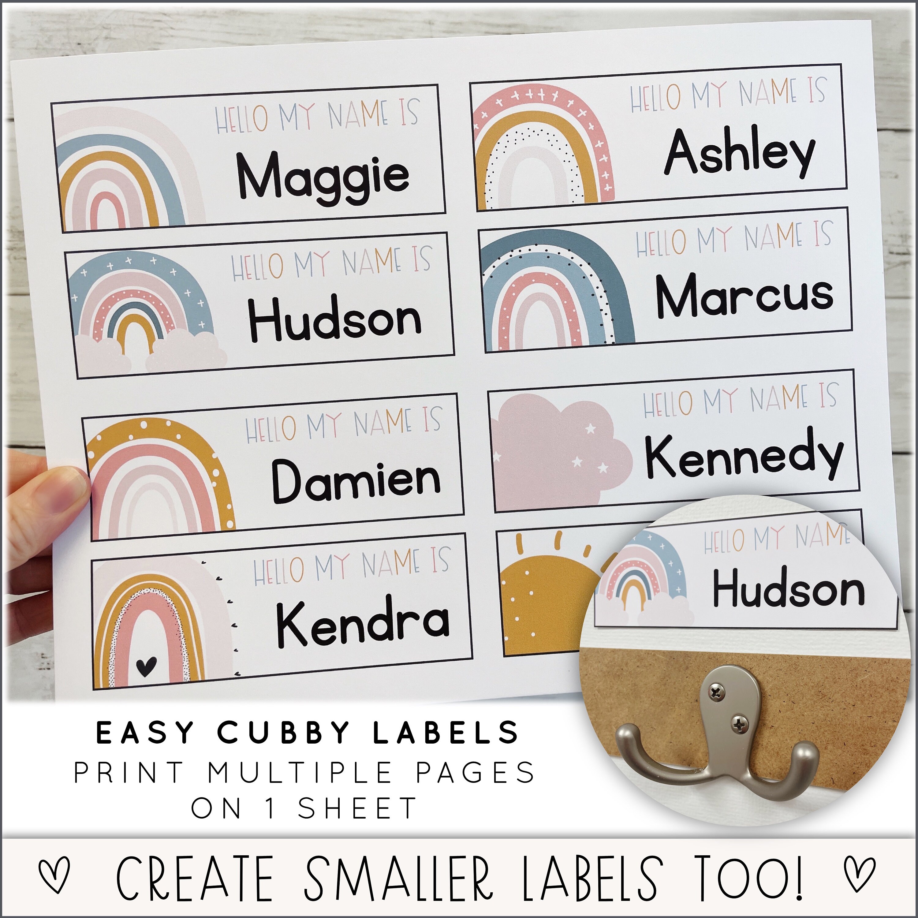 Classroom Desk Tags | Editable Student Name Tags | Alphabet Desk Tags ...