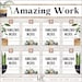 Classroom Shape Posters With 2D and 3D Shapes Modern Boho Plants ...