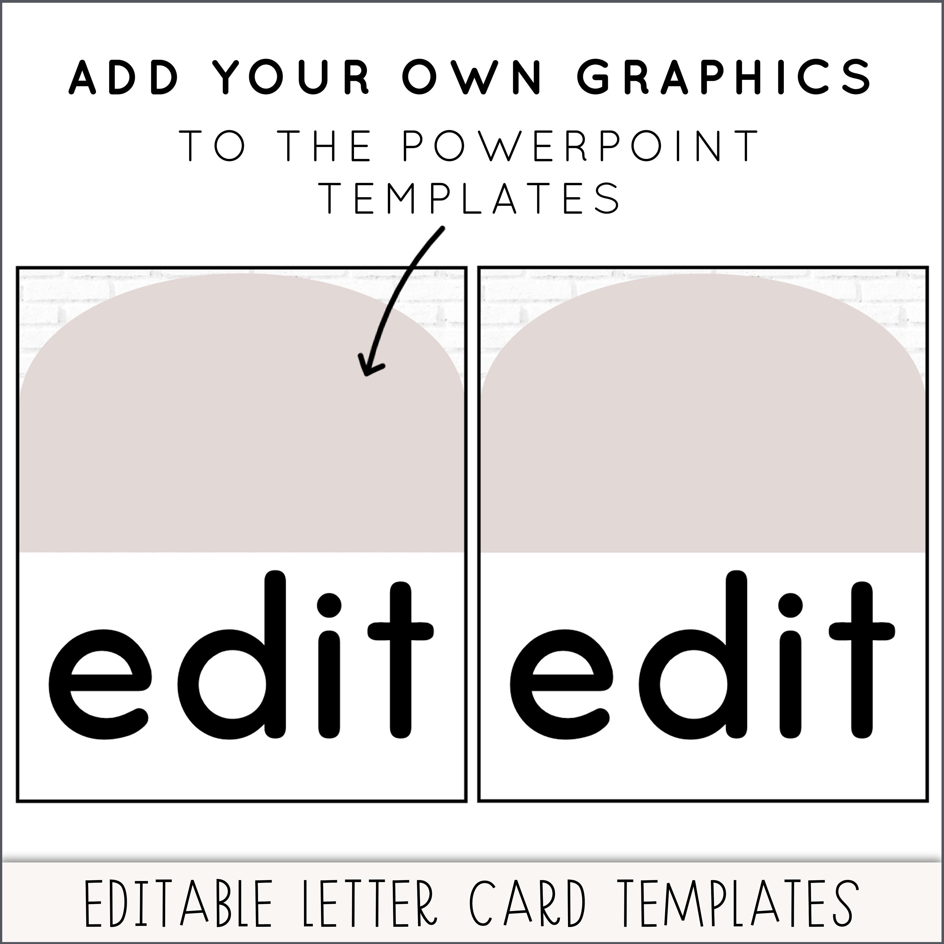 Boho Classroom Word Wall Editable Sight Word Cards Boho - Etsy