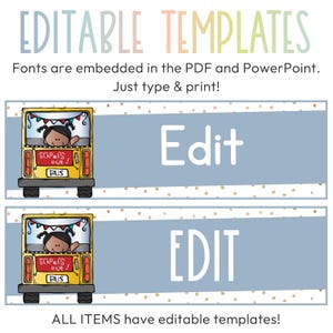 Hello Calm Classroom Visual Schedule Cards With Graphics and Clocks ...