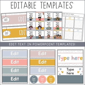 Classroom Calendar | Boho Rainbow Classroom Decor | Editable Classroom ...