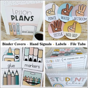 Boho Rainbow Classroom Decor Bundle | Modern Classroom Decor Bundle ...