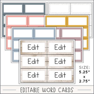 Boho Rainbow Classroom Word Wall | Editable Word Wall | Sight Word ...