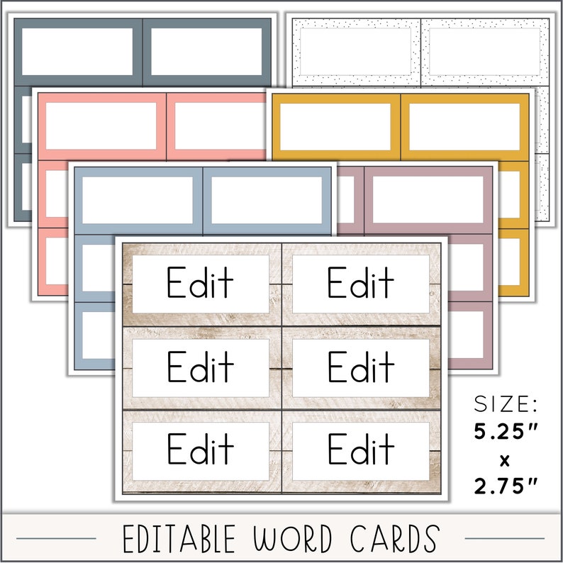 Boho Rainbow Classroom Word Wall Editable Word Wall Sight - Etsy