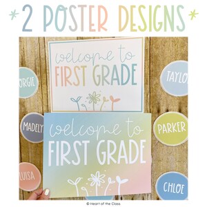 Hello Calm Pastel Classroom Door Decor With Editable Student Names ...