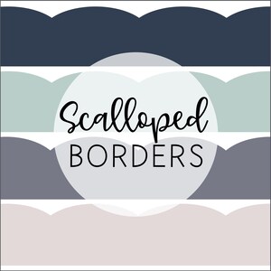 Printable Classroom Borders | Modern Boho Bulletin Board Borders for ...