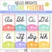 Classroom Cursive Alphabet Posters Hello Brights Classroom Decor ...