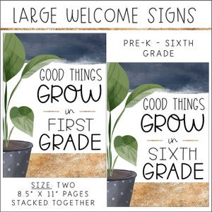 Classroom Door Decor | Modern Boho | Editable Classroom Decor - Etsy