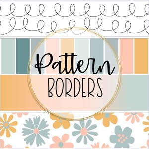 Printable Borders for Bulletin Board Hello Calm Classroom - Etsy