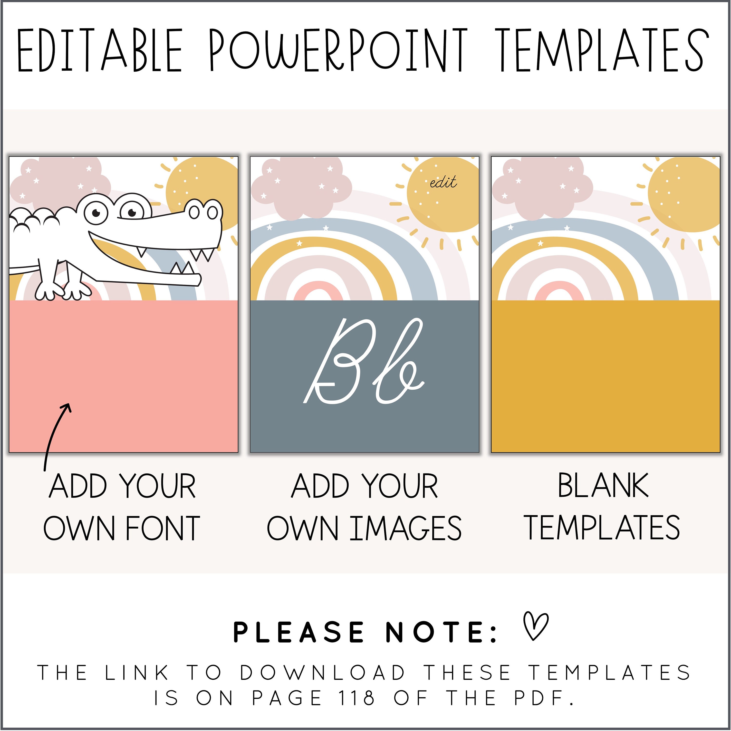 Cursive Alphabet Posters Boho Rainbow Classroom Cursive - Etsy