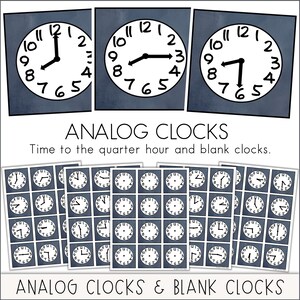 Classroom Schedule Cards With Graphics | Boho Visual Classroom Schedule ...