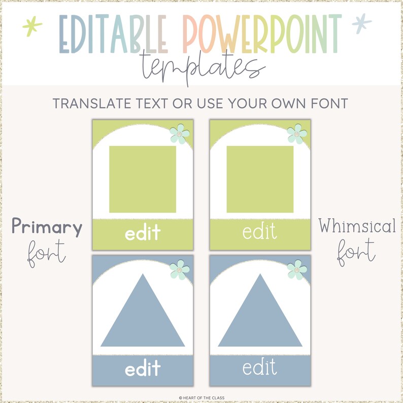 2d And 3d Shape Posters For Classroom And Homeschool With Editable Text