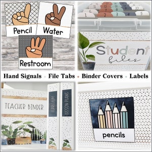 Modern Boho Classroom Decor Bundle | Editable Classroom Decor Bundle ...