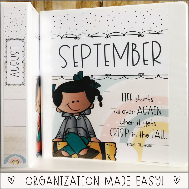 Boho Rainbow Binder Covers and Spines Editable Teacher Binder Covers ...