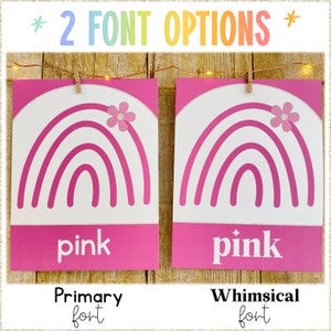 Classroom Color Posters | Hello Brights Classroom Decor | Printable ...