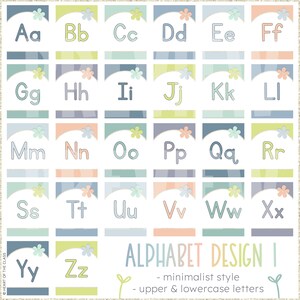 Classroom Alphabet Posters | Hello Calm Classroom Decor | Printable ...