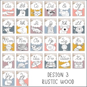 Cursive Alphabet Posters | Boho Rainbow Classroom Cursive Posters ...