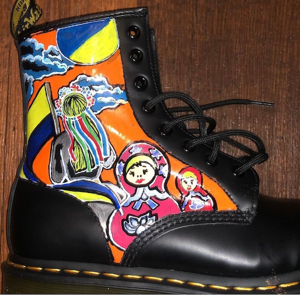 Custom Doc Martens - Etsy UK