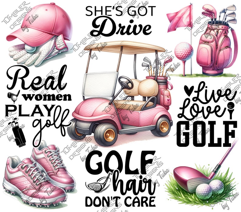 Women Golf Quotes Tumbler Wrap PNG, Girl Golfing Life 20 Oz Skinny ...