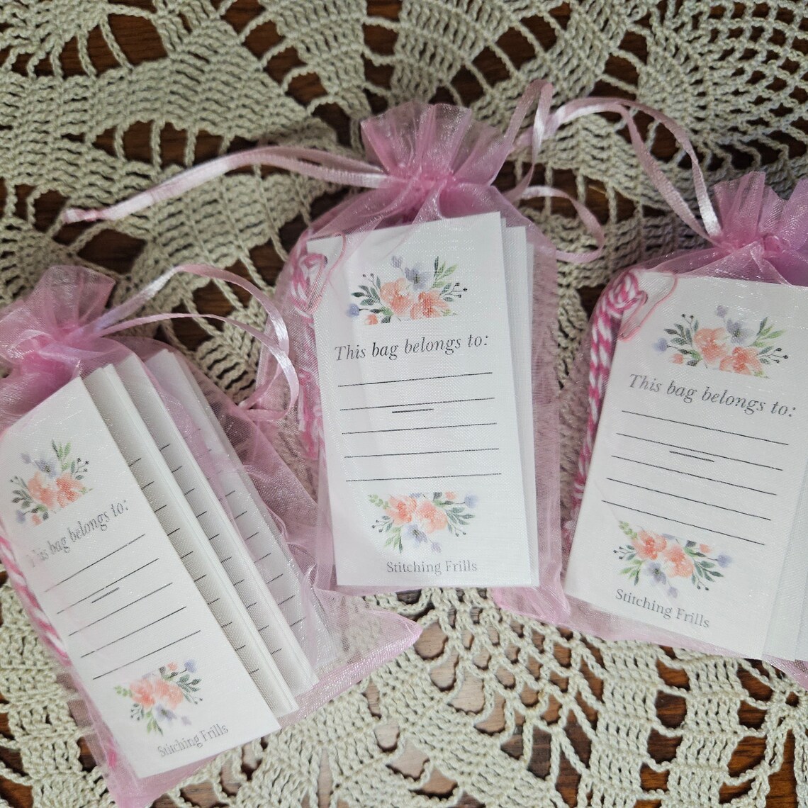 Cross Stitch Project Tags, Project Bag ID, Pattern Name, Stitching ...