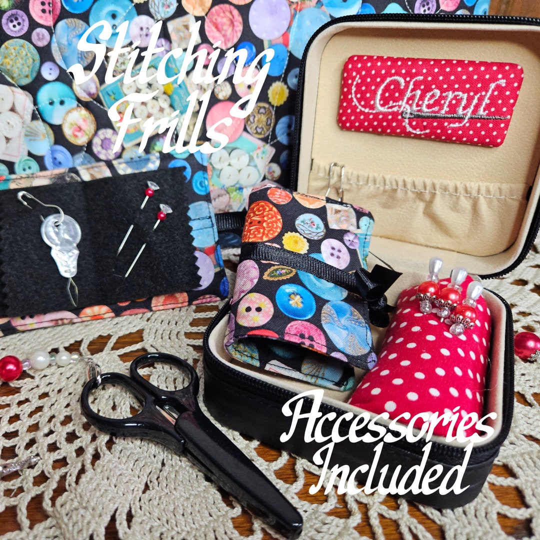 Cross Stitch Notions Box, Scissors and Notions Included, Notions Box ...